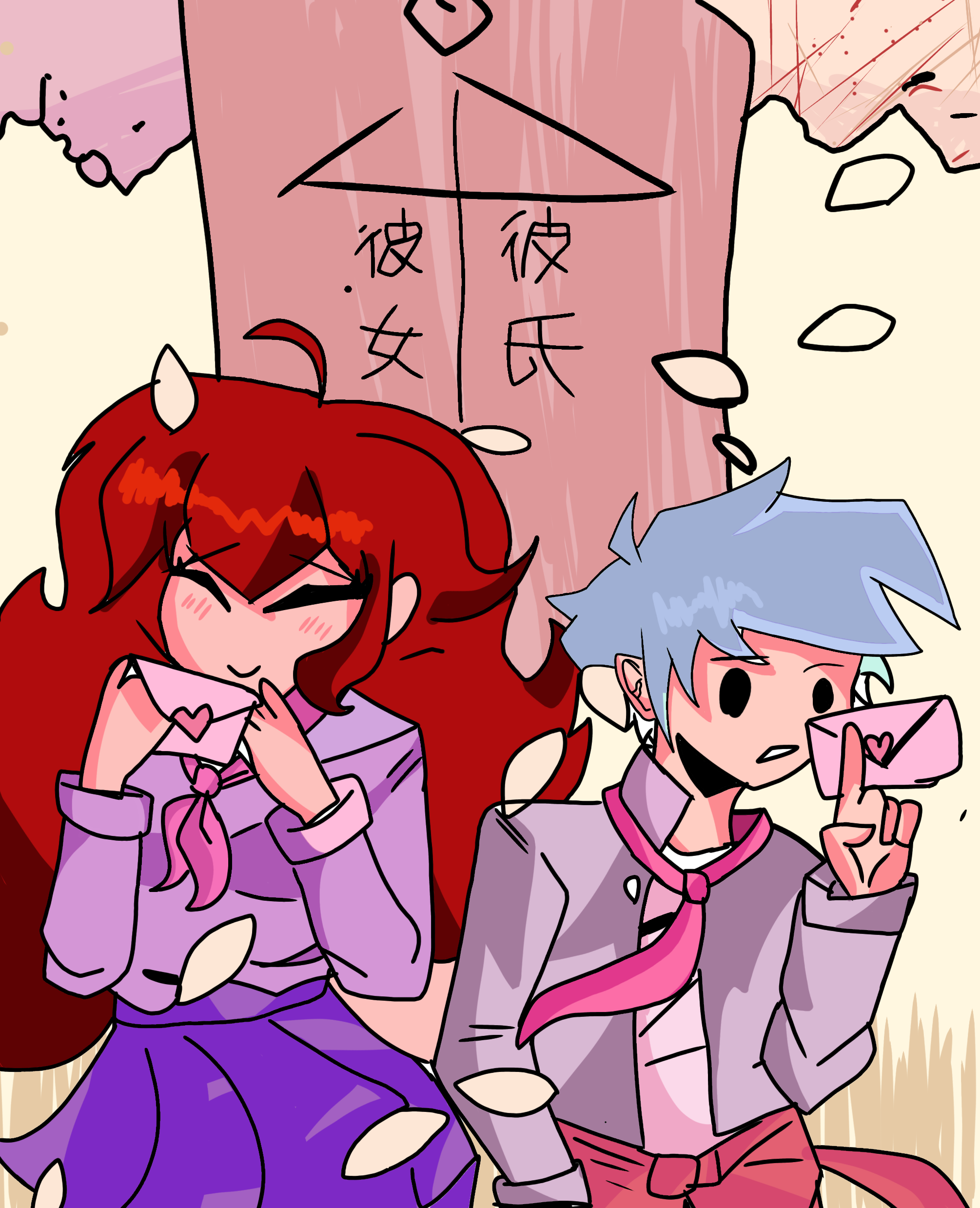 FNF hating simulador Version - ibisPaint