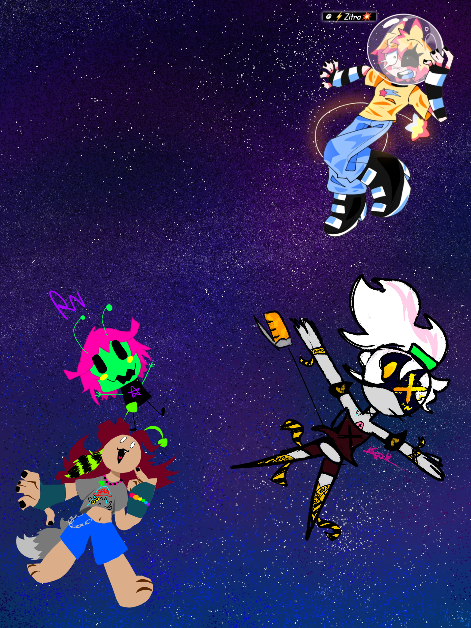 Space collab - ibisPaint