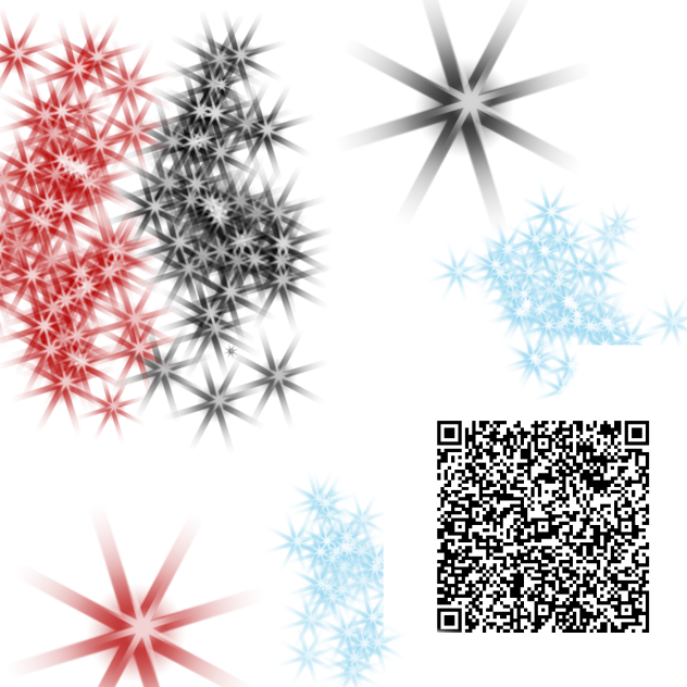 sharp glitter pen - ibisPaint