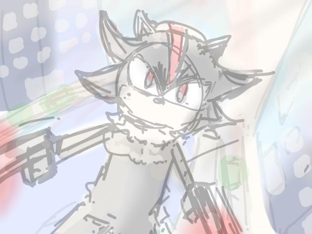 sonic shadow - ibisPaint