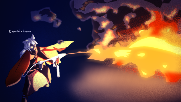 Sky kid blowtorch - ibisPaint