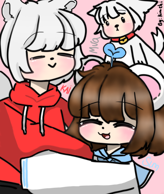 Vẽ Simmy và Kairon =w= - ibisPaint
