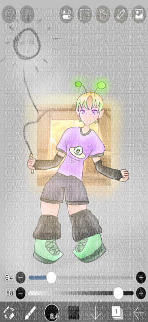 Alien boy - ibisPaint