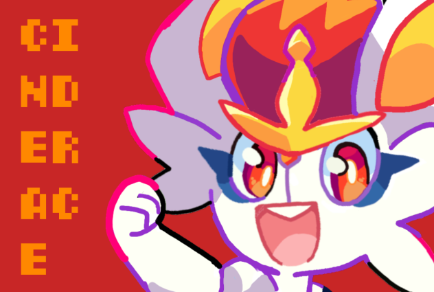 Cinderace Drawing - ibisPaint