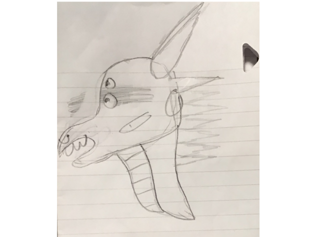 My sister “fixed” my drawing - ibisPaint