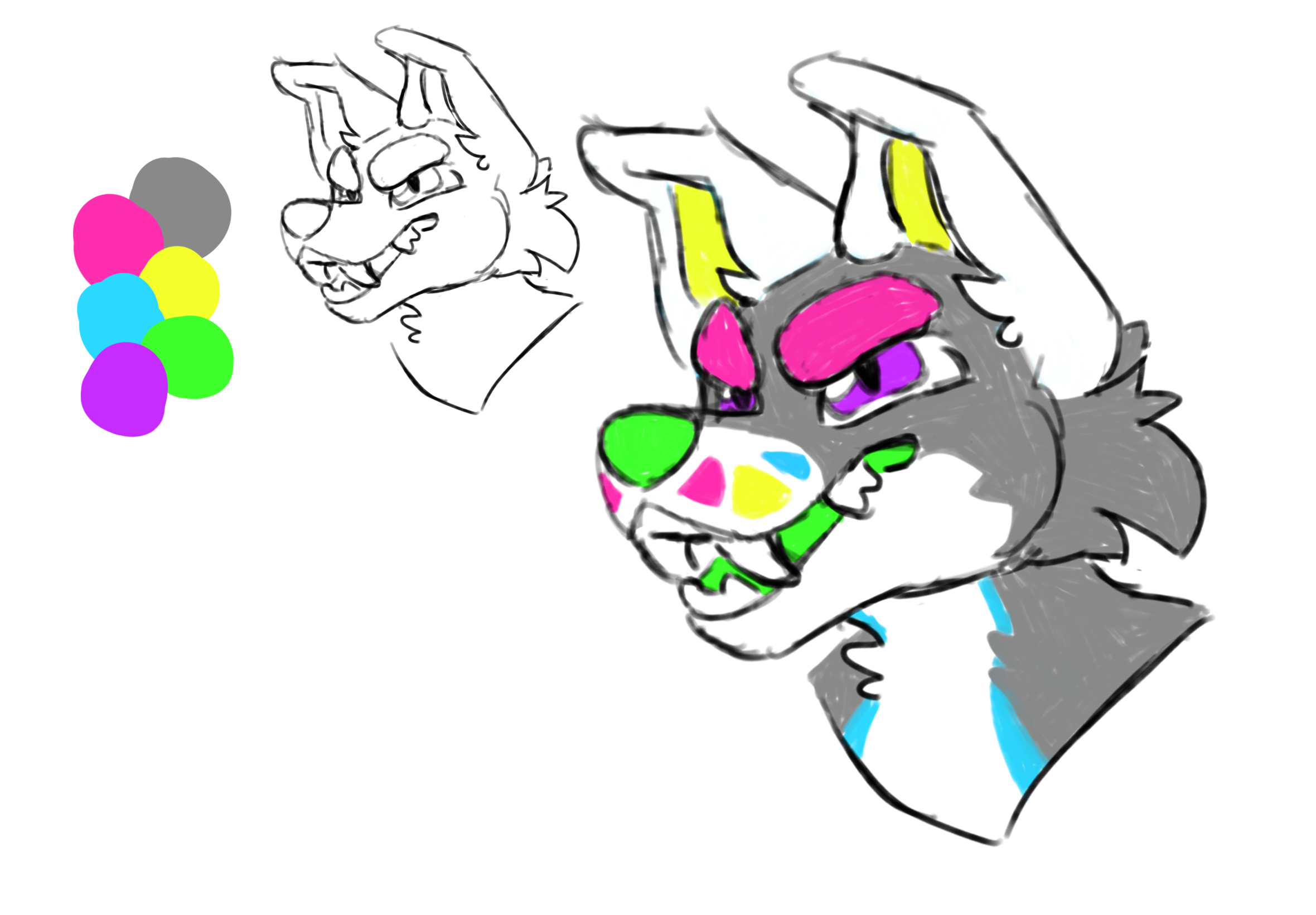 Quick character concept - ibisPaint