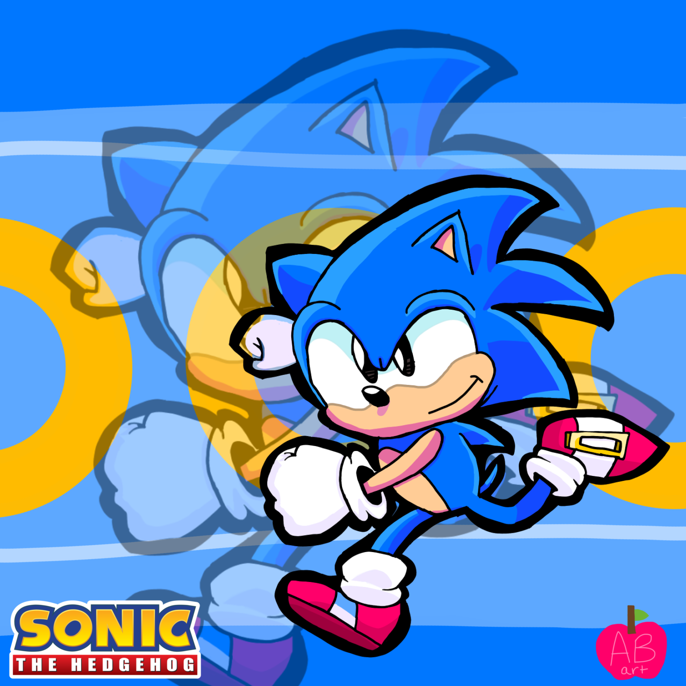 Classic Sonic - ibisPaint