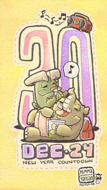 Kasha&Gaso - New Year Countdown - ibisPaint