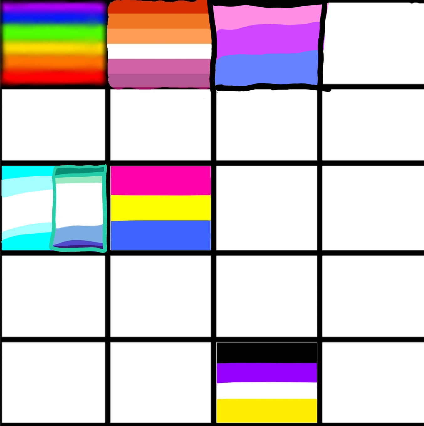 pride flag Collab - ibisPaint