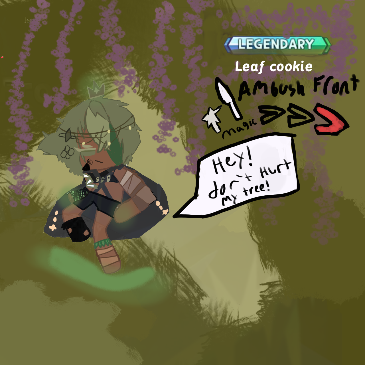 Leaf cookie - ibisPaint