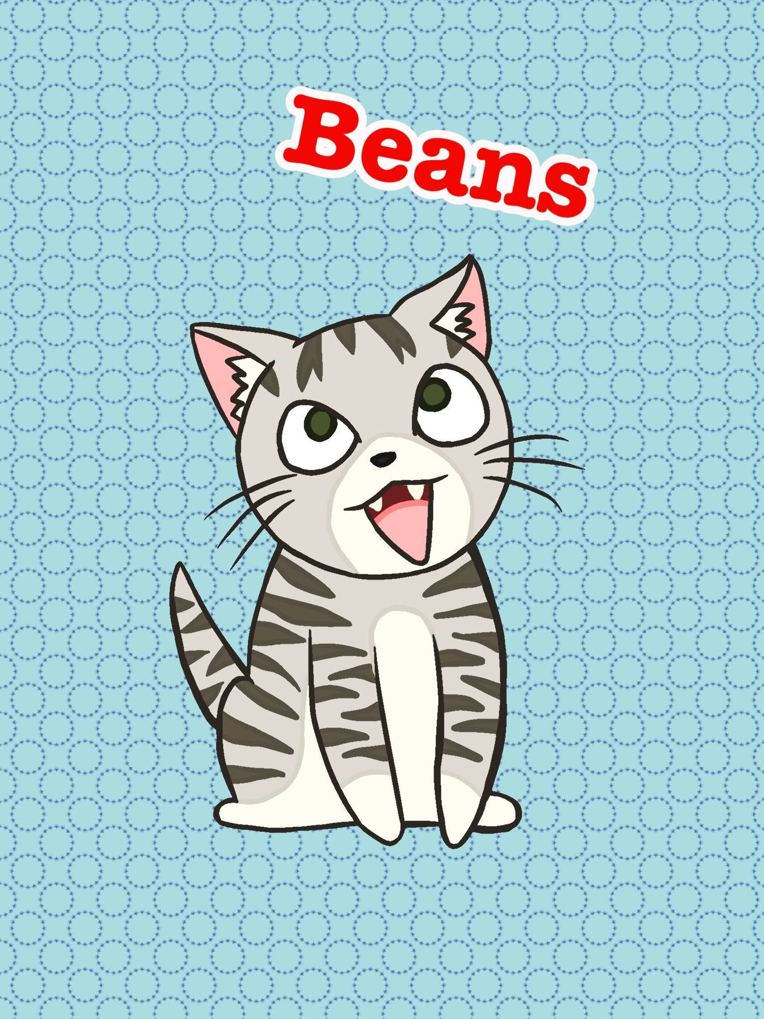 Beans the Cat - ibisPaint