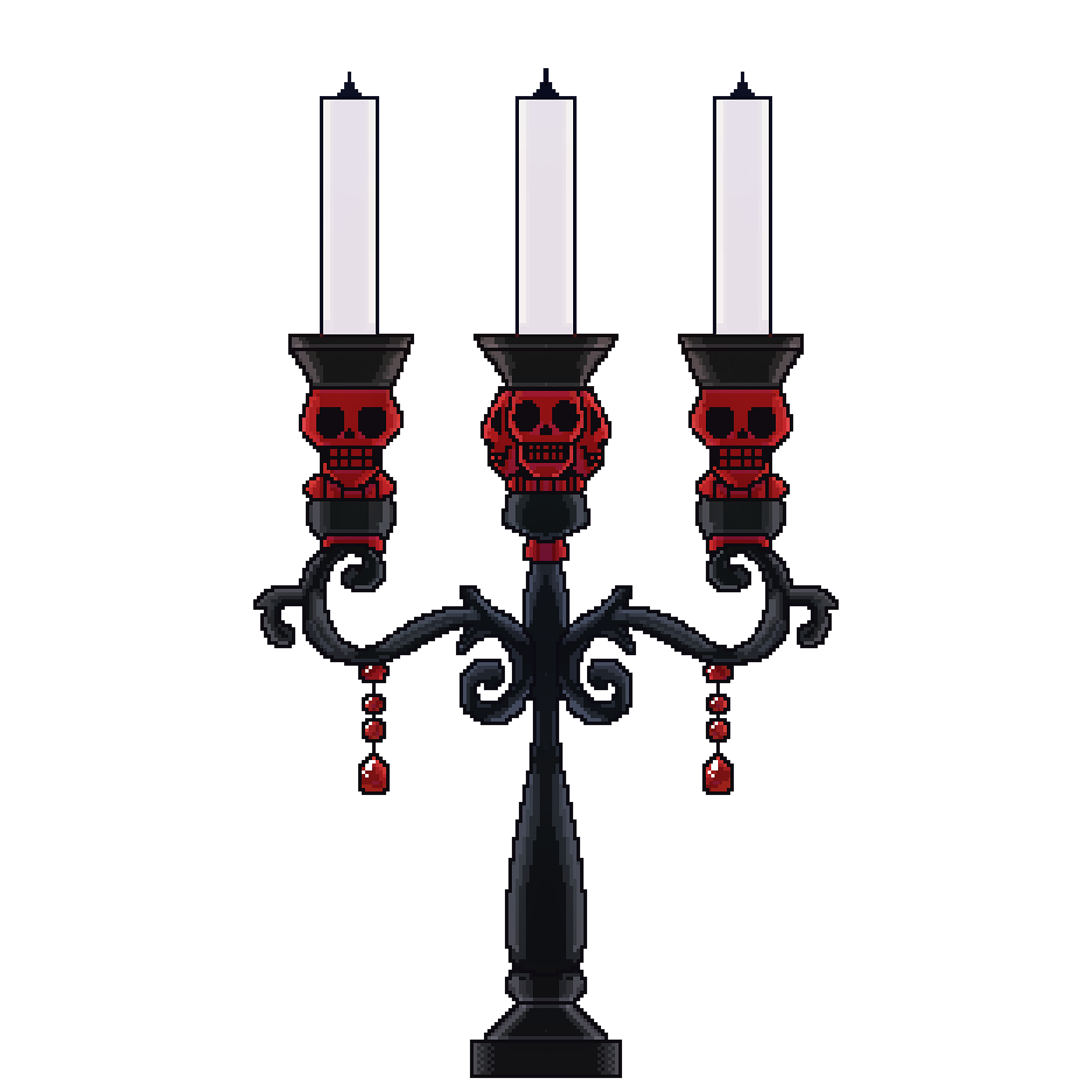 Gothic candle (pixel) 01 - ibisPaint
