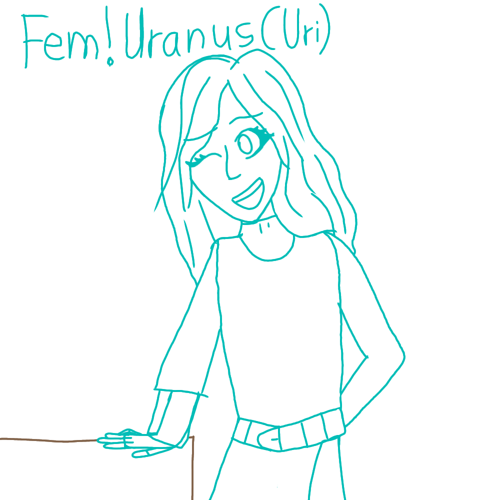 !WIP! Female!AU Uranus (Uri) !WIP! - ibisPaint