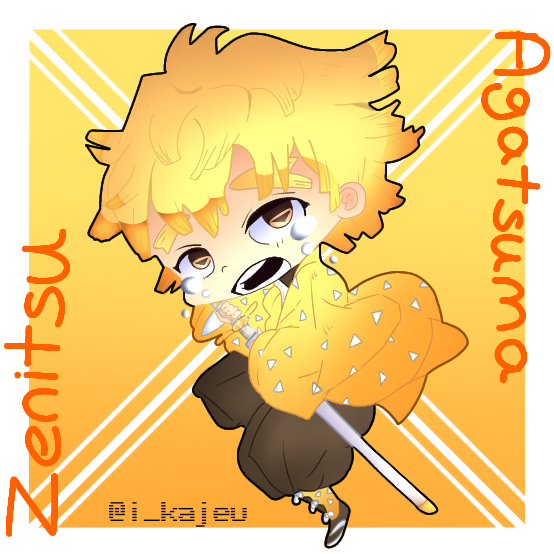 Zenitsu Agatsuma - ibisPaint