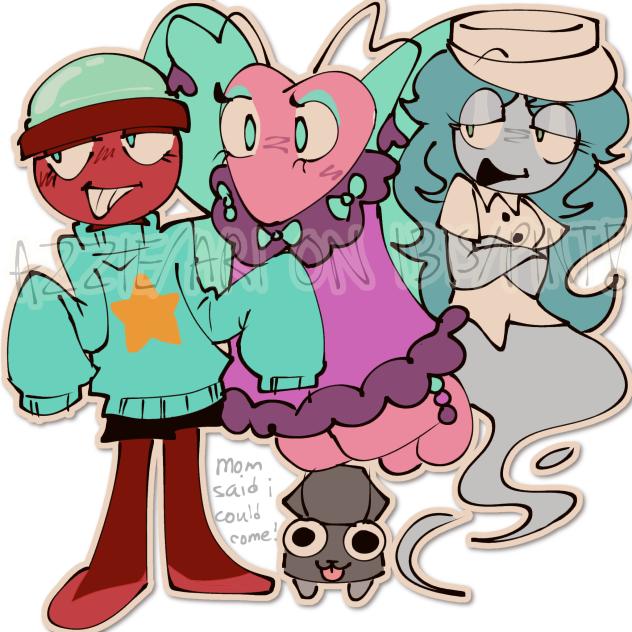 THE trio + peb - ibisPaint