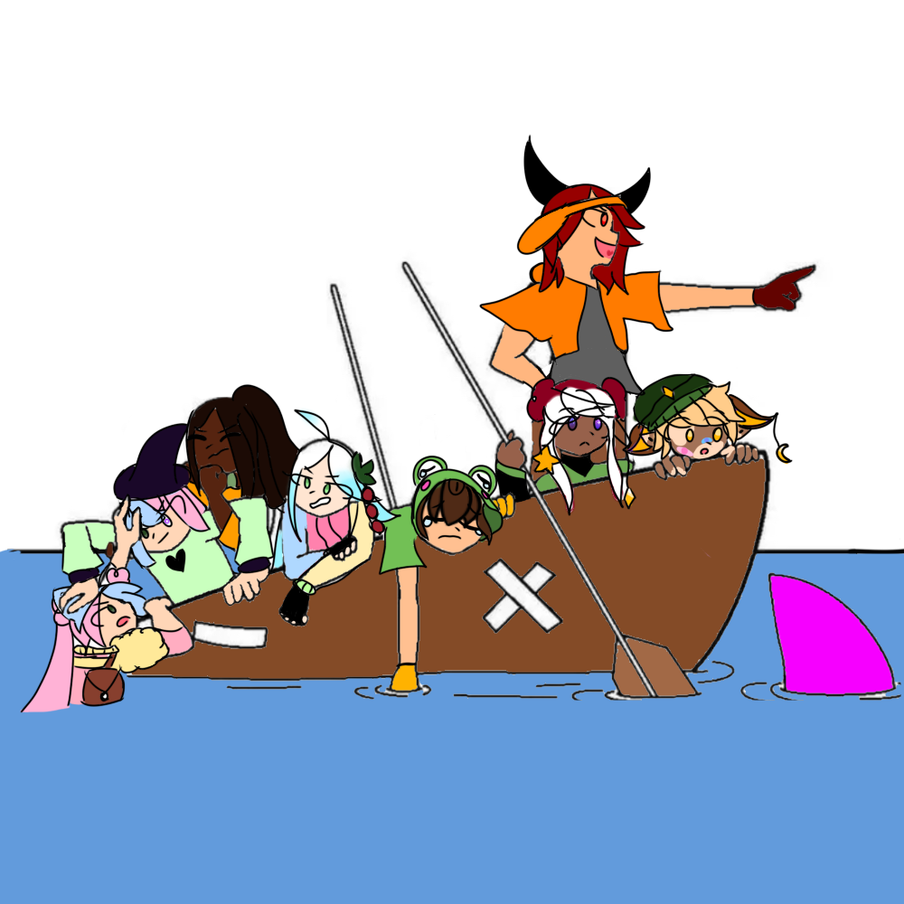 Ocs in a boat - ibisPaint