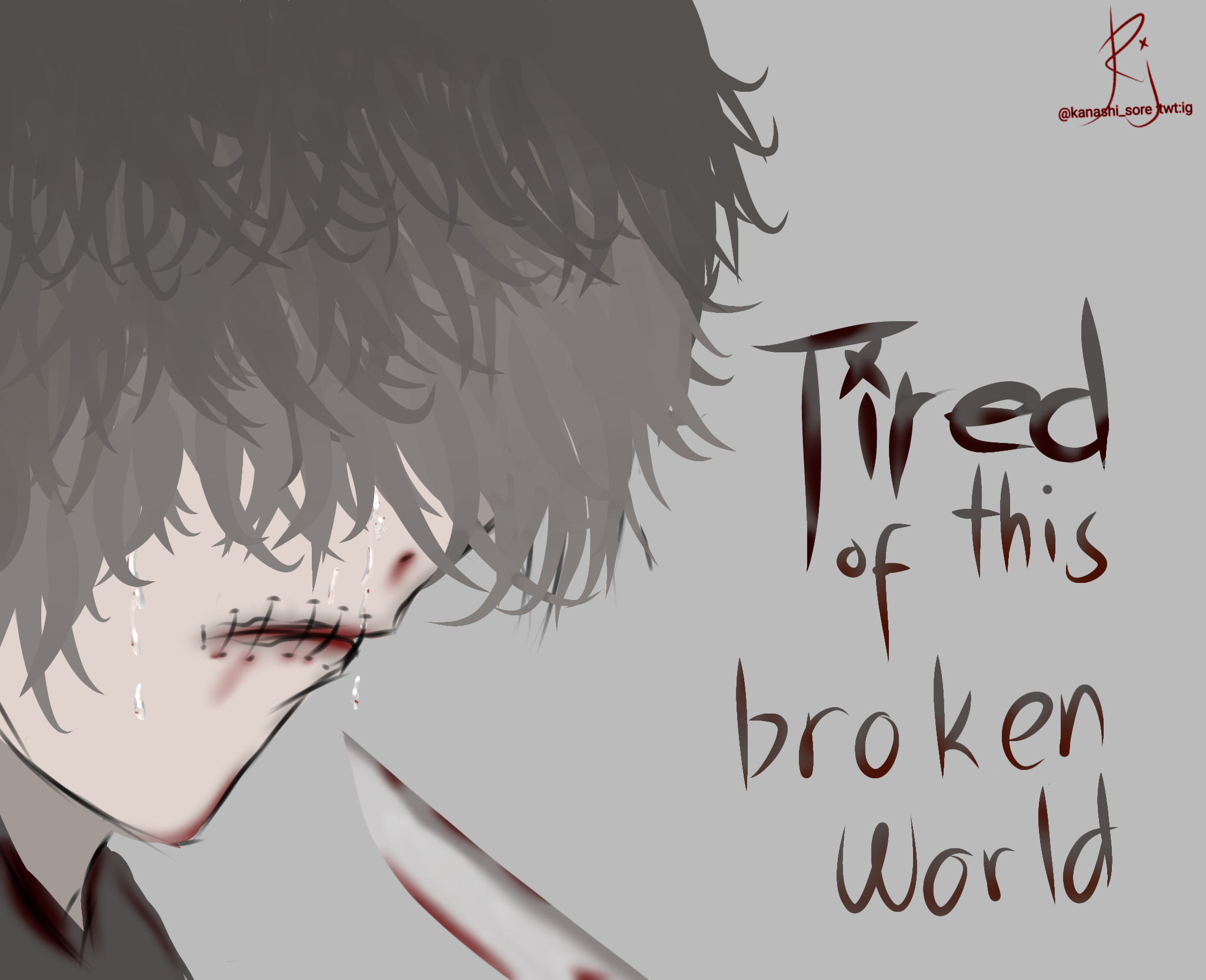 Tired🔪 - ibisPaint
