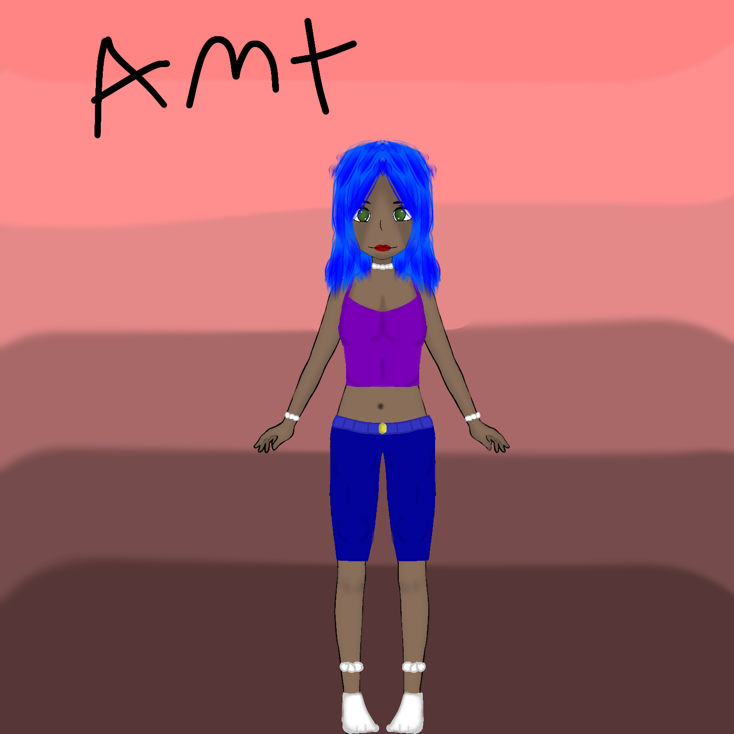 im getting better with hair - ibisPaint