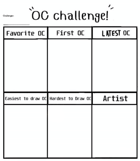 OC challenge template - ibisPaint