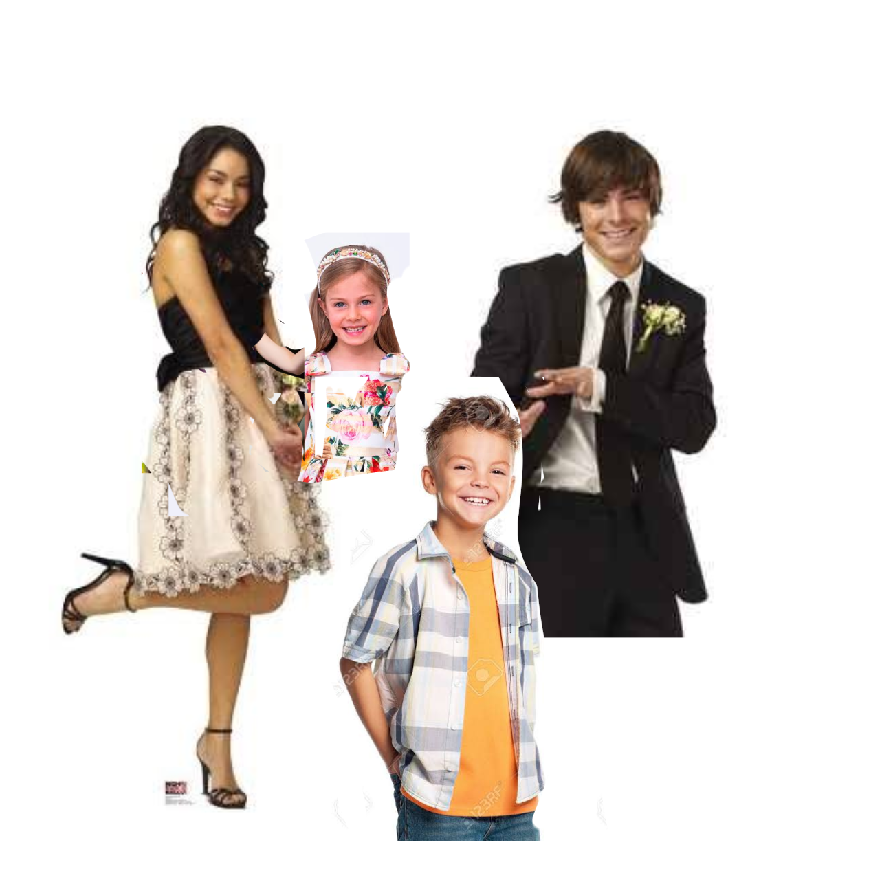 troy and gabriella family picture - ibisPaint