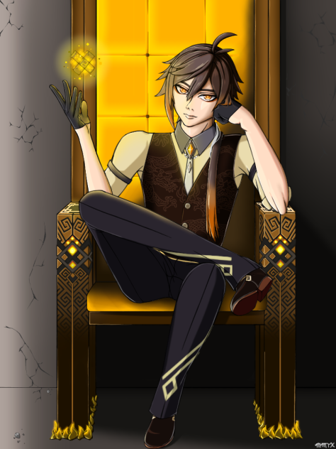 Zhongli's Throne - ibisPaint