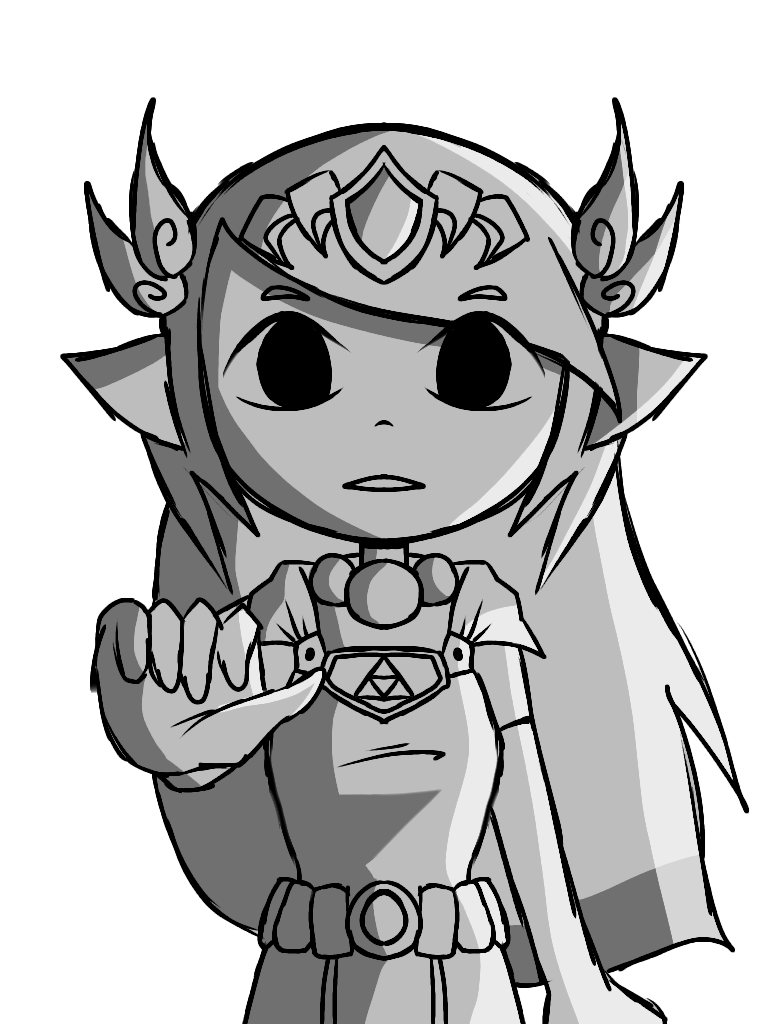 Minish Cap Stone Zelda - ibisPaint