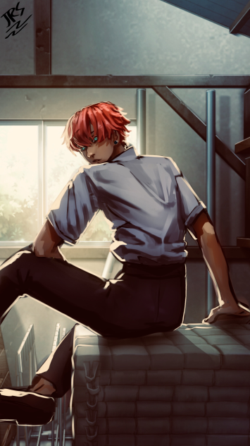 Red hair boy - ibisPaint