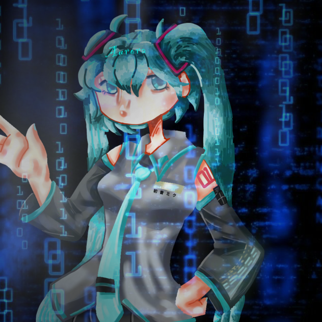Hatsune Miku is in your wifi - ibisPaint