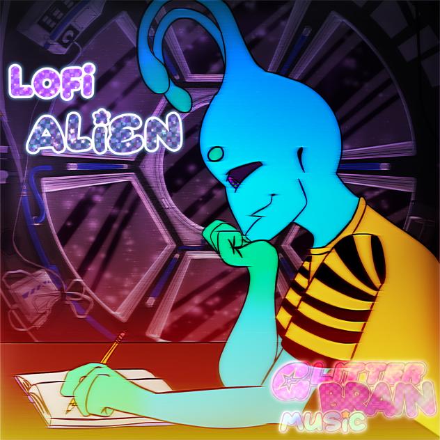 Lofi Alien cover art - ibisPaint