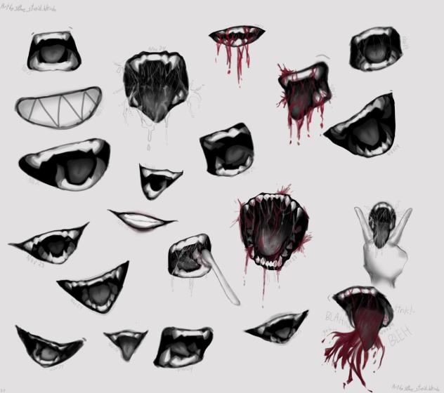 Teeth… mouths.. - ibisPaint