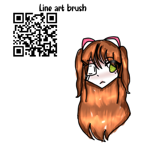 Line art brush - ibisPaint