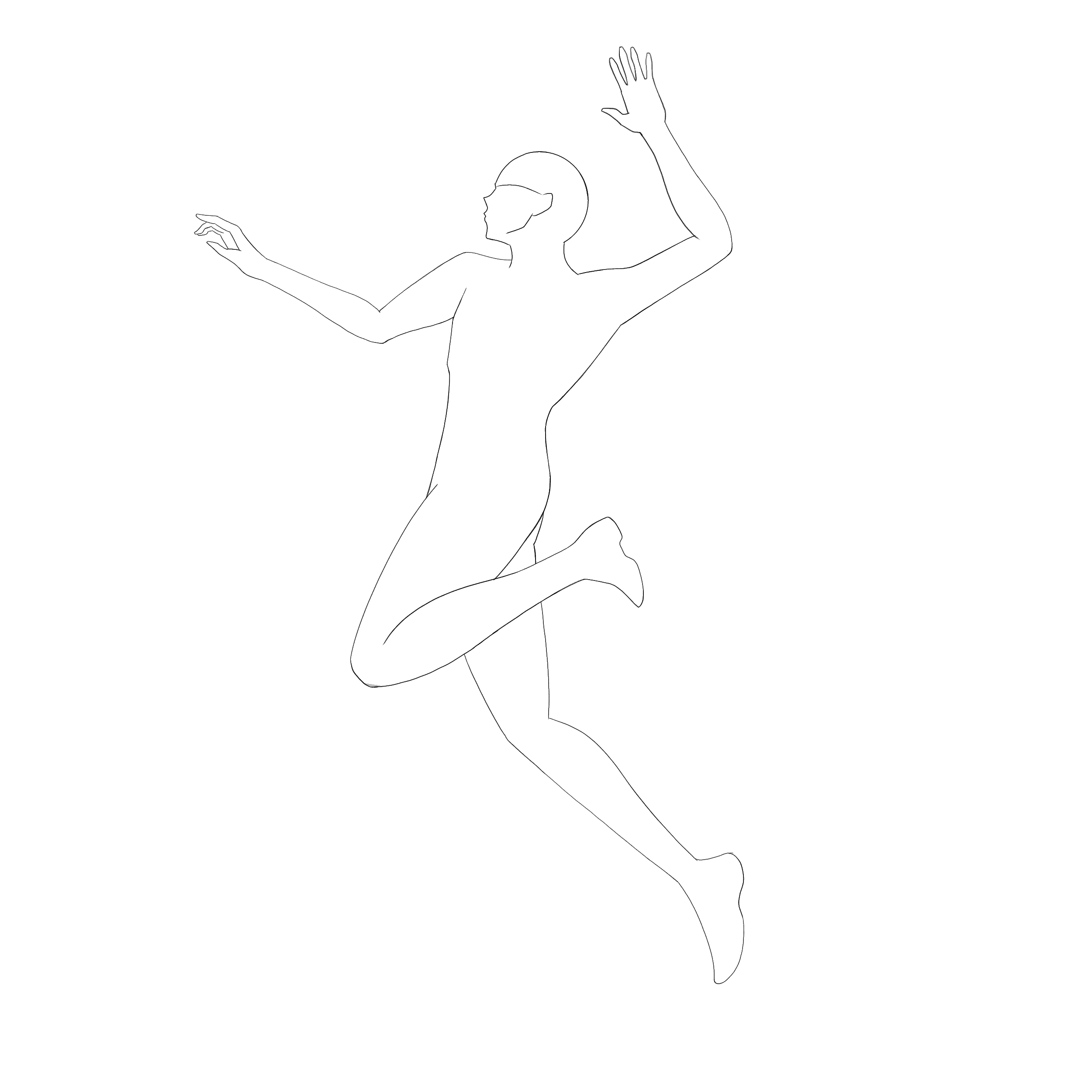 Man Spike pose - ibisPaint