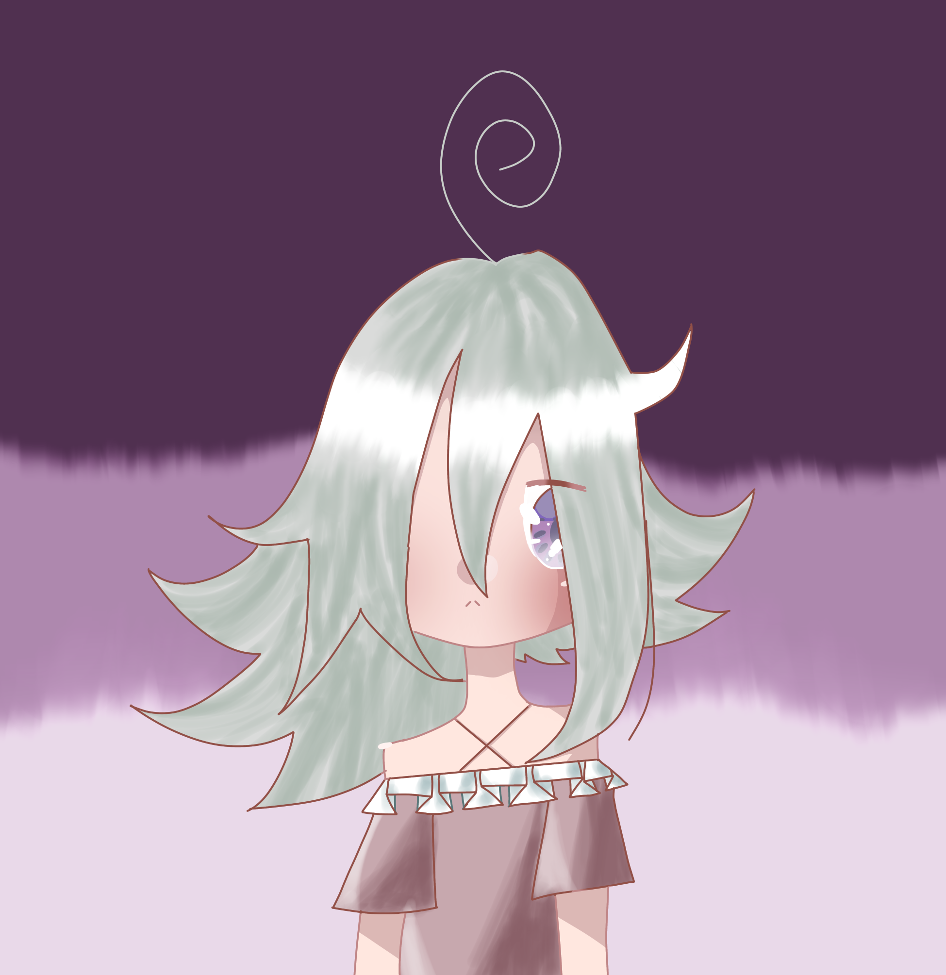 Swirly hair - ibisPaint