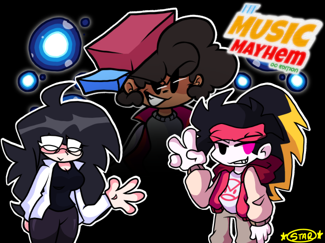 Fnf Music Mayhem poster - ibisPaint