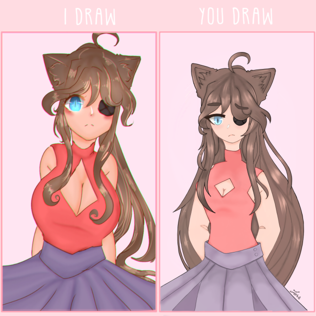 I draw you draw w Hope Bagel Scarlette - ibisPaint