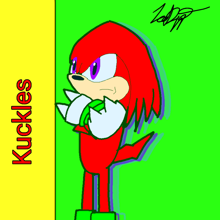 Knuckles Profile Picture - ibisPaint