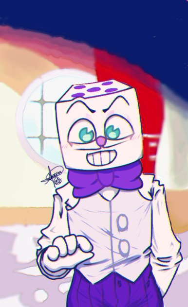 920 - Mr. King Dice 💜 - ibisPaint