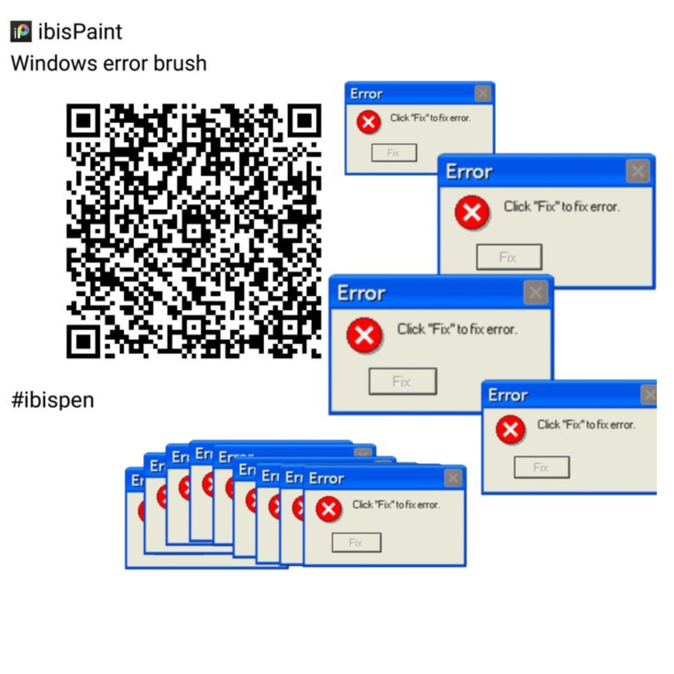 Windows error brush! - ibisPaint