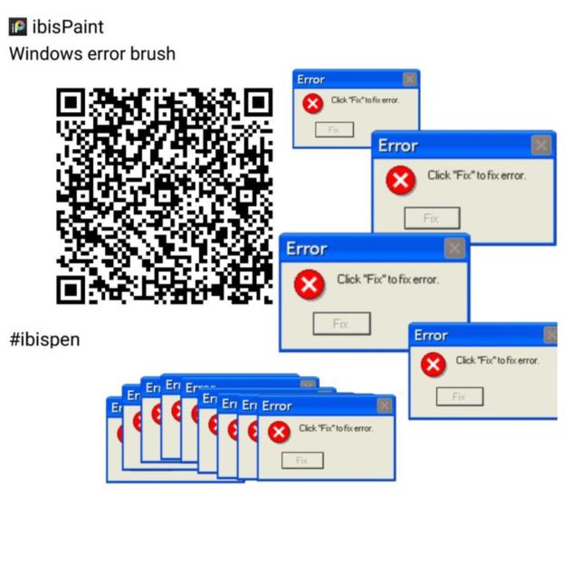Windows error brush! - ibisPaint
