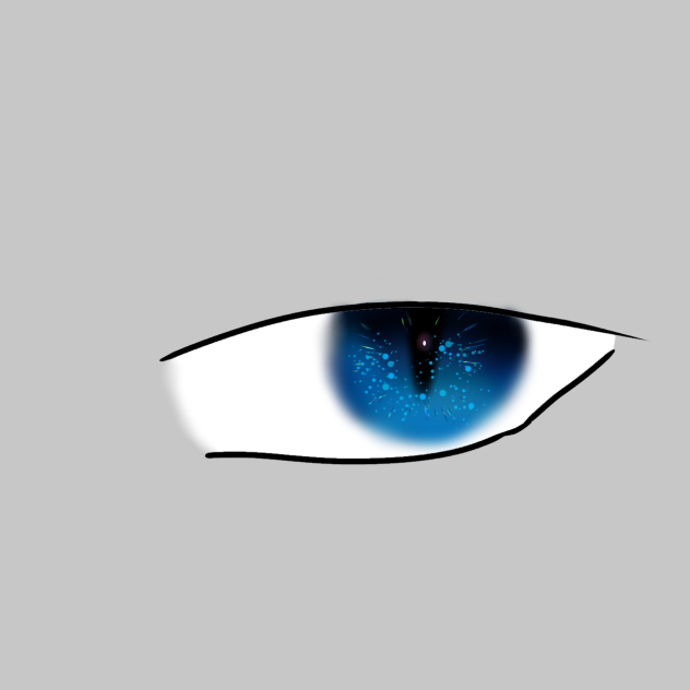 blue shimmer eyes(version 2) - ibisPaint