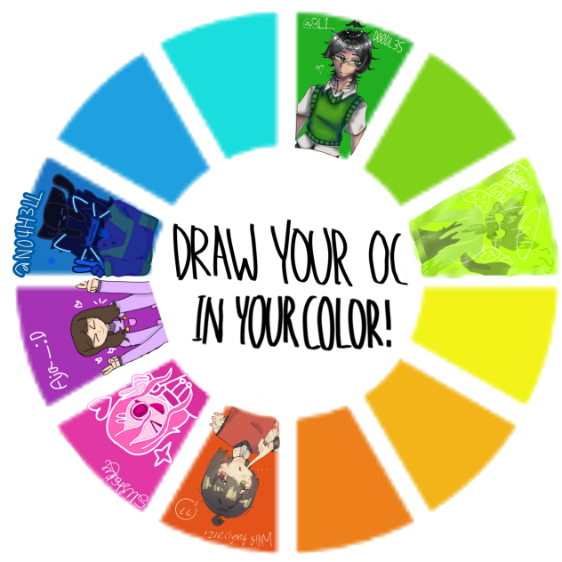 rainbow character collab - ibisPaint