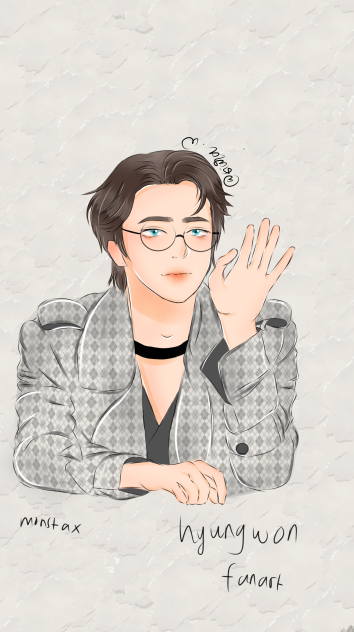 fan art hyungwon - ibisPaint