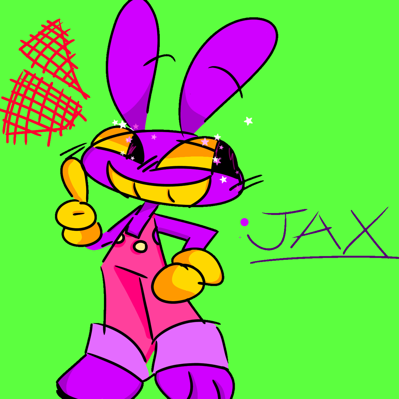 Jax Doodle!!🐰💜💫 - ibisPaint