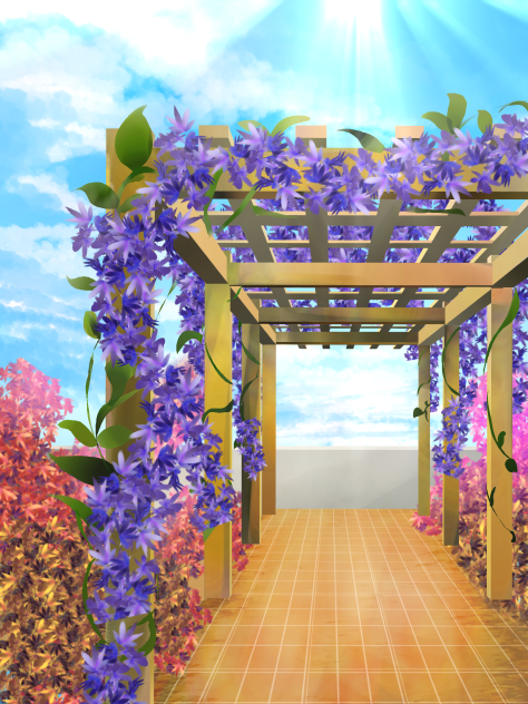 Garden at the rooftop - ibisPaint