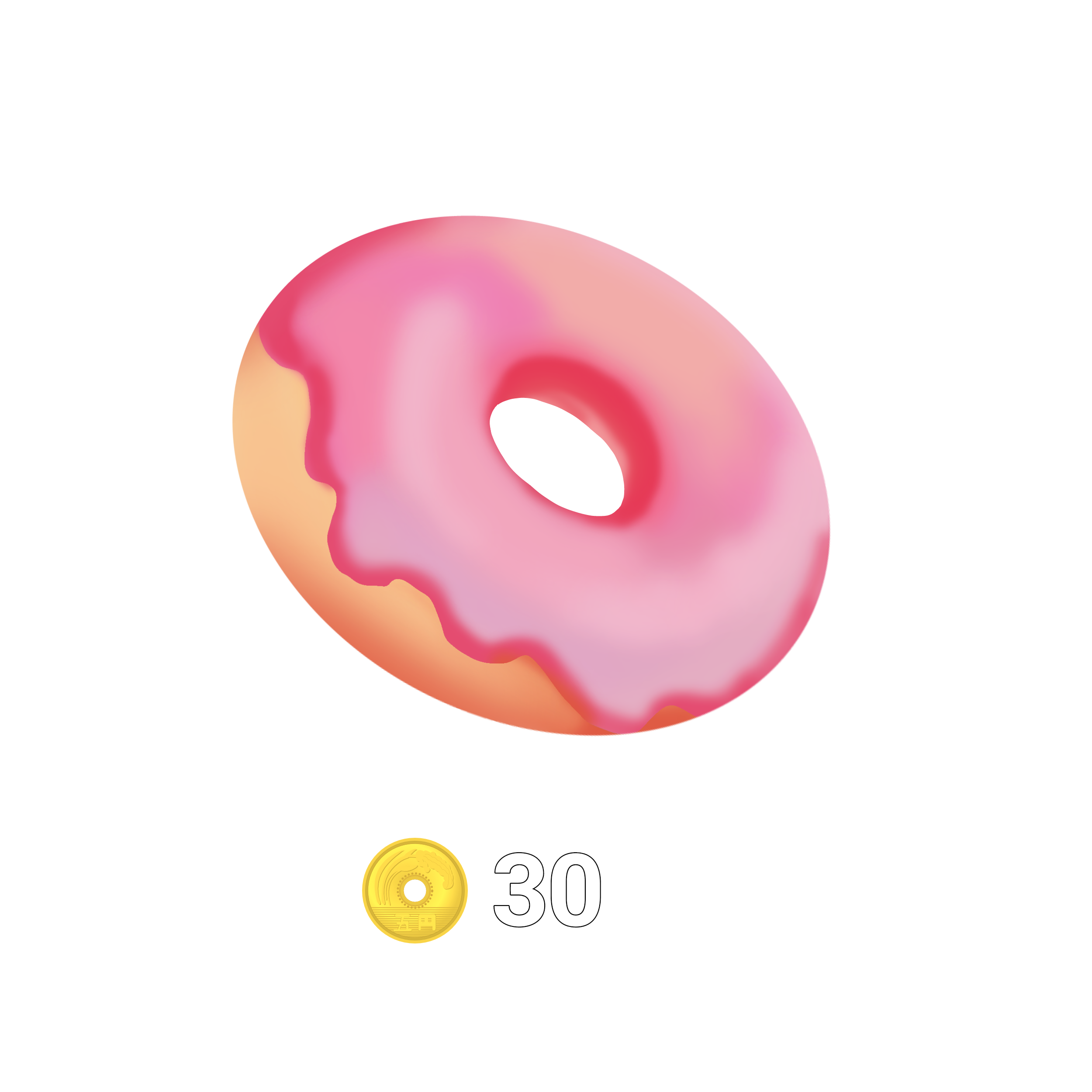 Doughnut gift - ibisPaint