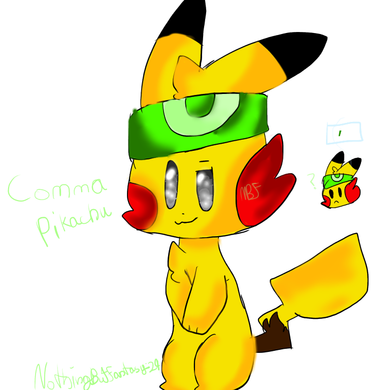 comma pikachu - ibisPaint
