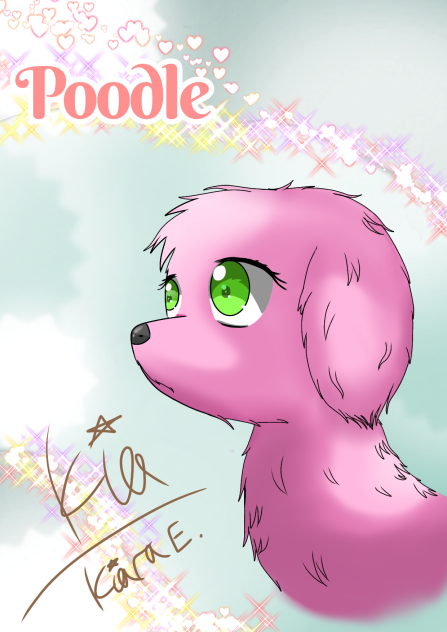 Mini Poodle💗 - ibisPaint