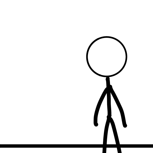 First stickman animation! - ibisPaint