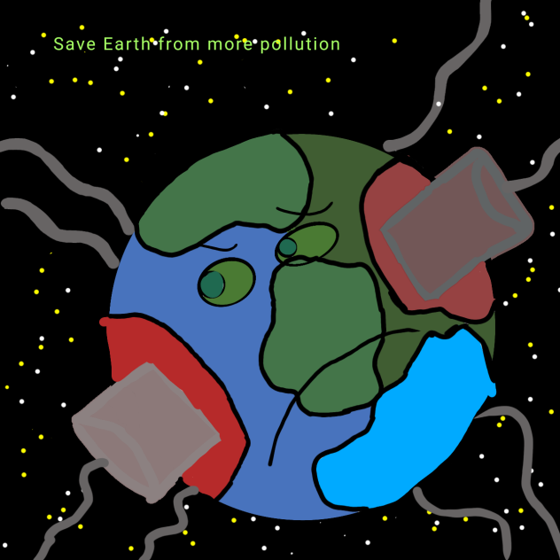 polluted earth - ibisPaint