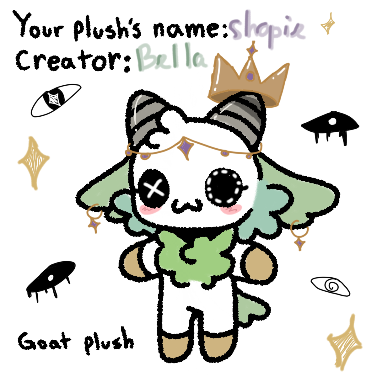 Goat plush(dream core) - ibisPaint